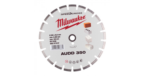 Dimanta griezējdisks AUDD Ø 350 mm Milwaukee